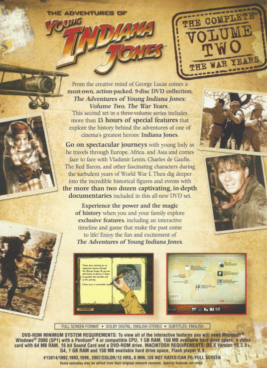 Young Indiana Jones DVDs - Inner Mind